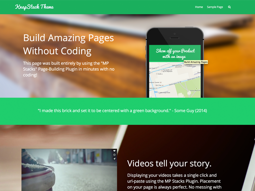 Knapstack Theme - Mint Plugins