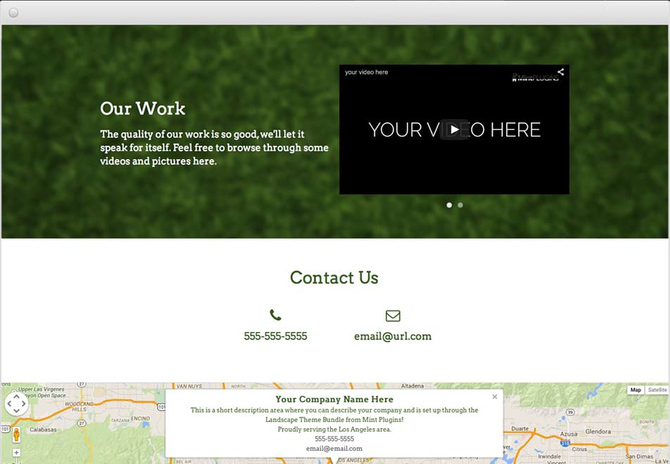 Lawn Care WordPress Theme - Mint Plugins