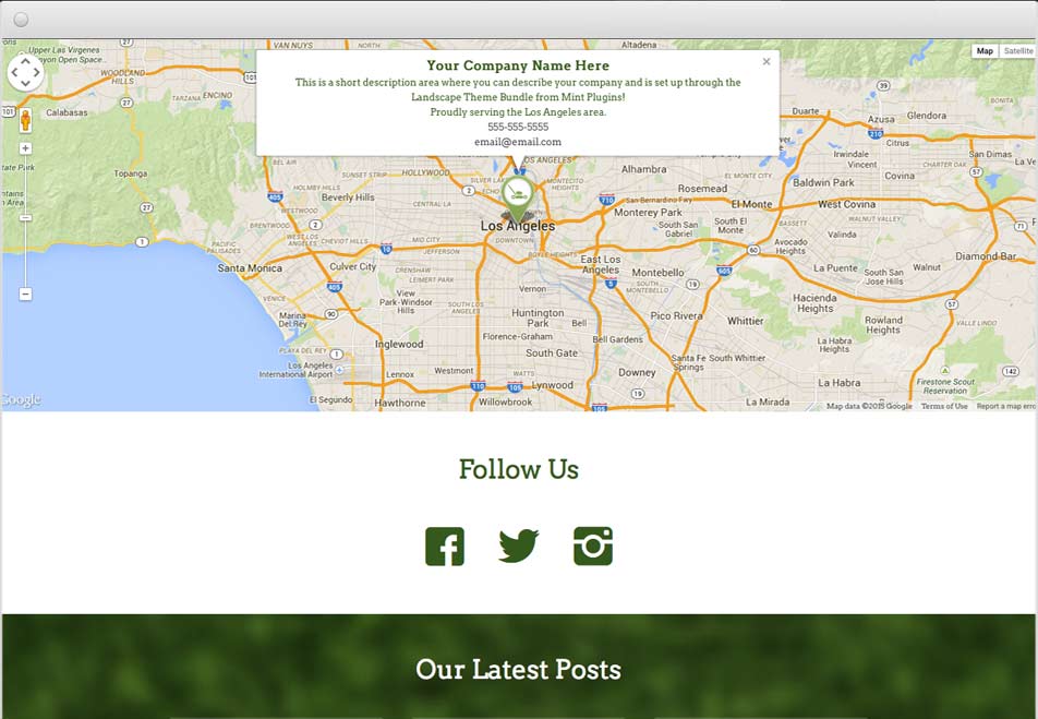 Lawn Care WordPress Theme - Mint Plugins